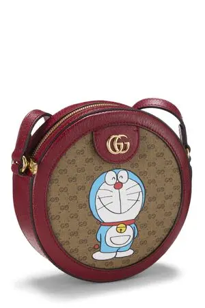 Gucci Doraemon X Coated Crossbody Bag - Red