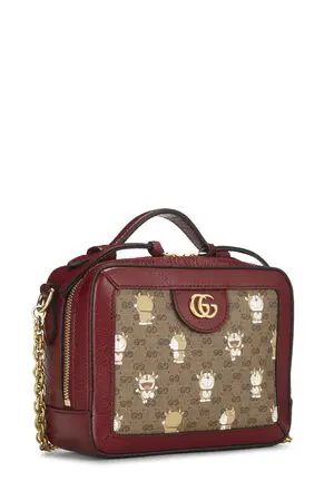 Gucci Doraemon X Coated Crossbody Bag - Red