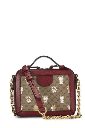 Gucci Doraemon X Coated Crossbody Bag - Red