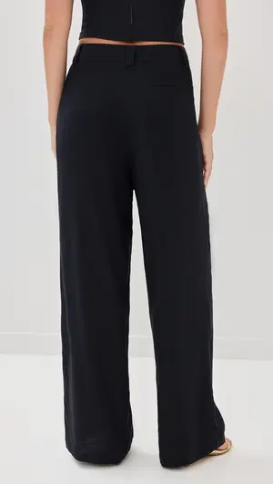 Lioness La Quinta Wide Leg Pants - Navy