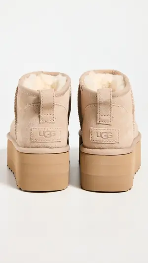 UGG Classic Ultra Mini Platform Boots - Sand
