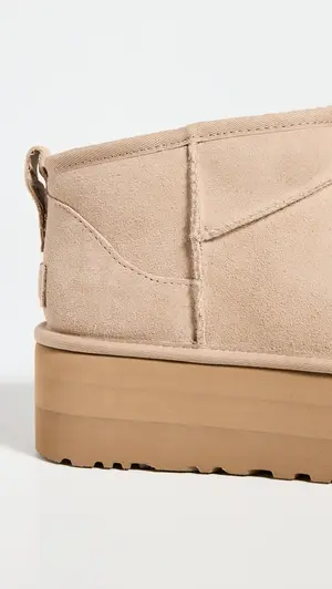 UGG Classic Ultra Mini Platform Boots - Sand