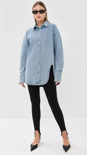 Lioness Off Duty Denim Shirt - Classic Denim