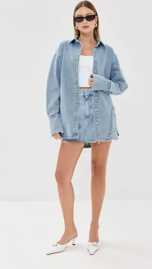 Lioness Off Duty Denim Shirt - Classic Denim