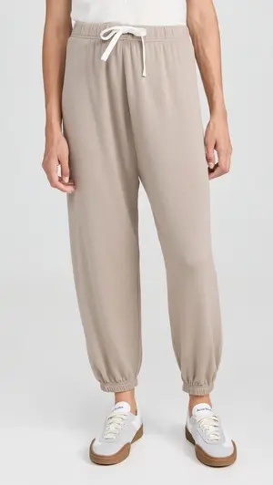 Splits59 Andie Oversized Fleece Sweatpants - Latte