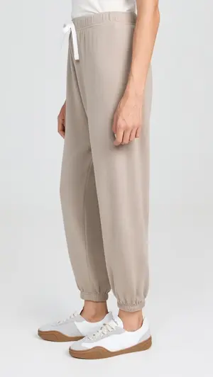Splits59 Andie Oversized Fleece Sweatpants - Latte