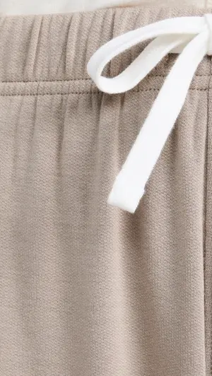 Splits59 Andie Oversized Fleece Sweatpants - Latte