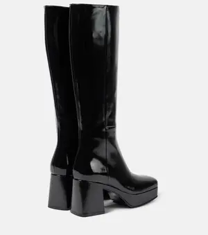 GIANVITO ROSSI Leather Platform Boots