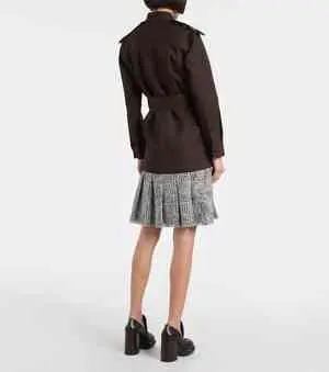 Burberry Belted Wool Jacket
