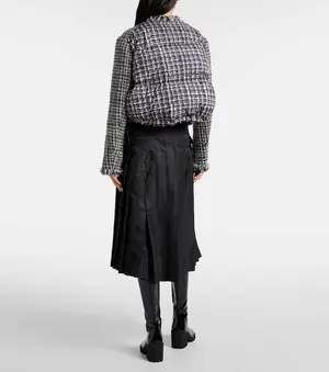 Sacai Wool-blend Tweed Jacket