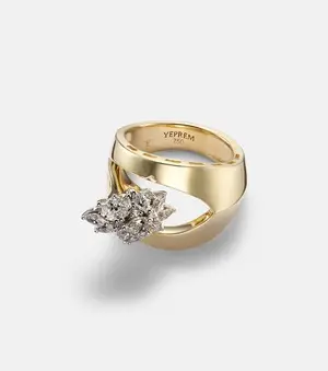 Yeprem En Strada 18kt Ring With Diamonds - Gold