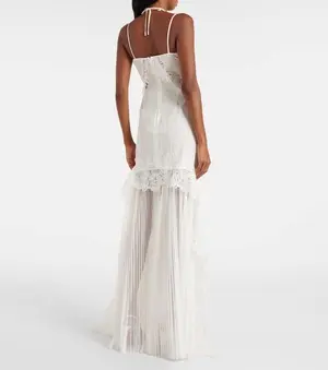 David Koma Bridal Lace-trimmed Gown