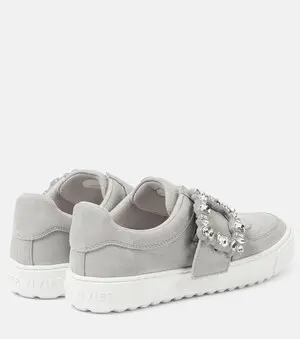 ROGER VIVIER Very Vivier Embellished Sneakers