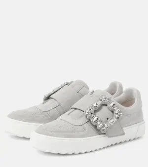ROGER VIVIER Very Vivier Embellished Sneakers