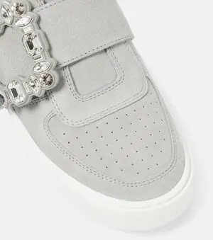 ROGER VIVIER Very Vivier Embellished Sneakers