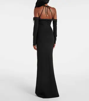 David Koma Crystal-embellished Gown