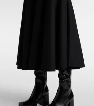 PATOU Peplum Midi Skirt