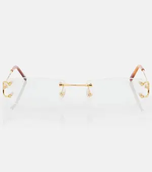 CARTIER Rectangular Eyeglasses - Gold