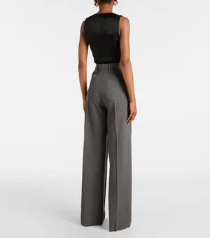Valentino Garavani High-rise Straight Wool Pants