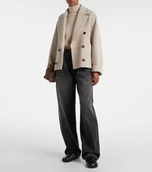 Brunello Cucinelli Monili Shearling-lined Leather Clogs