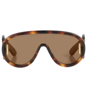 Loewe Anagram Shield Sunglasses - Brown