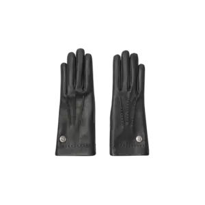 Burberry Leather Gloves - Black