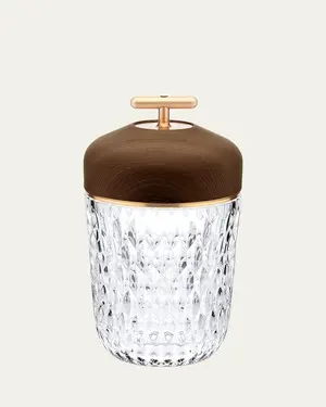 SAINT LOUIS Folia Dark Wood Portable Lamp - One-color