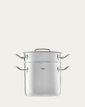 FISSLER Original-Profi Multipot With Steamer, 6.3 Quart - Silver