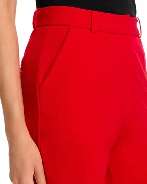 Aqua Crepe Flare Pants