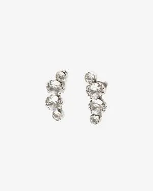Isabel Marant Wild Shore Dangle Earrings - Transparent
