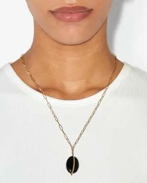 Isabel Marant Stones Necklace Black
