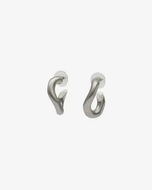 Isabel Marant Links Hoop Earrings - Silver
