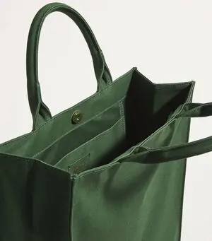 Harrods Medium Cotton Logo Tote Bag