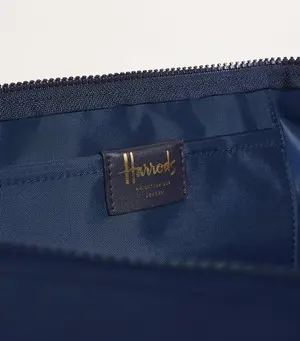 Harrods Nylon Tote Bag - Navy