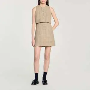Sandro Tweed Mini Dress