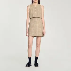 Sandro Tweed Mini Dress