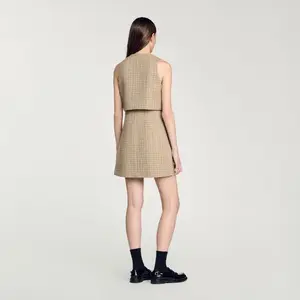 Sandro Tweed Mini Dress