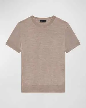 Theory Theory Regal Merino Wool T-Shirt - Lghtcinder