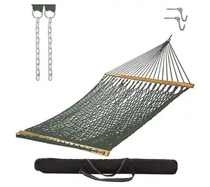 CASTAWAY LIVING Cotton Rope Hammock With Bag - One-color