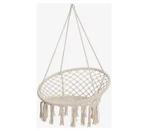 CASTAWAY LIVING Cotton Macrame Swing - One-color