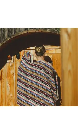 BATHING CULTURE Cosmic Deadstock Rainbow Body Towel