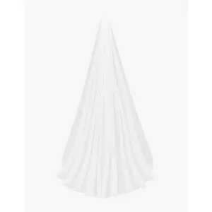 House Of Cb Leone Tulle And Satin Veil - White