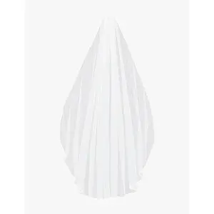 House Of Cb Simone Tulle And Satin Veil - White