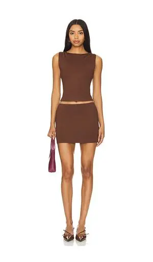 LOVERS AND FRIENDS Lainey Top - Brown