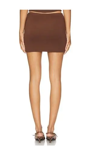 LOVERS AND FRIENDS Morgan Mini Skirt - Brown