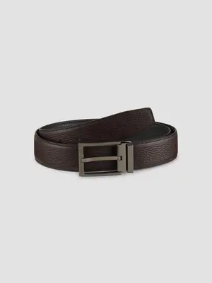 FERRAGAMO Double Adjustable Cut-to-size Leather Belt