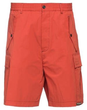 Dsquared2 DSQUARED2 Rust Cotton Elastane Cargo Shorts Rust