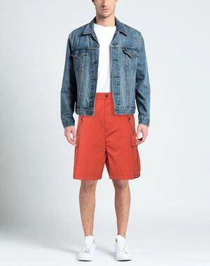 Dsquared2 Cotton Elastane Cargo Shorts - Rust