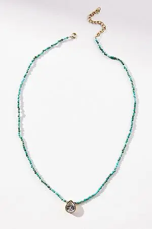 KOZAKH Rosario Spinel Necklace - Turquoise