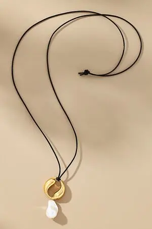 KOZAKH Spiral Drop Necklace - Gold